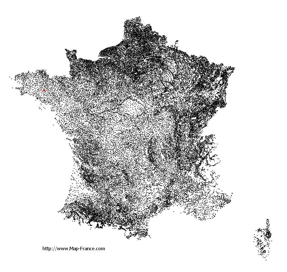 ROAD MAP LE SOURN : maps of Le Sourn 56300